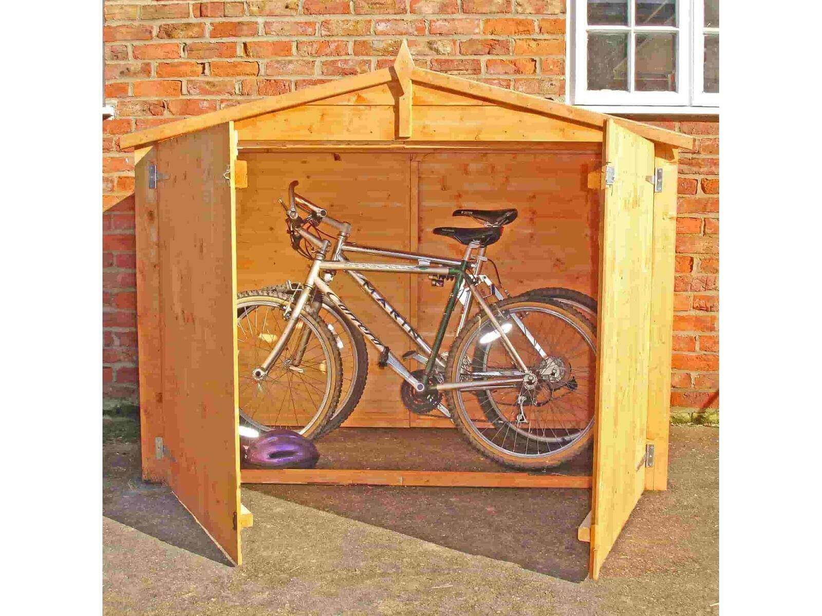 Shire Apex Bike Storage - Wooden Shed Options