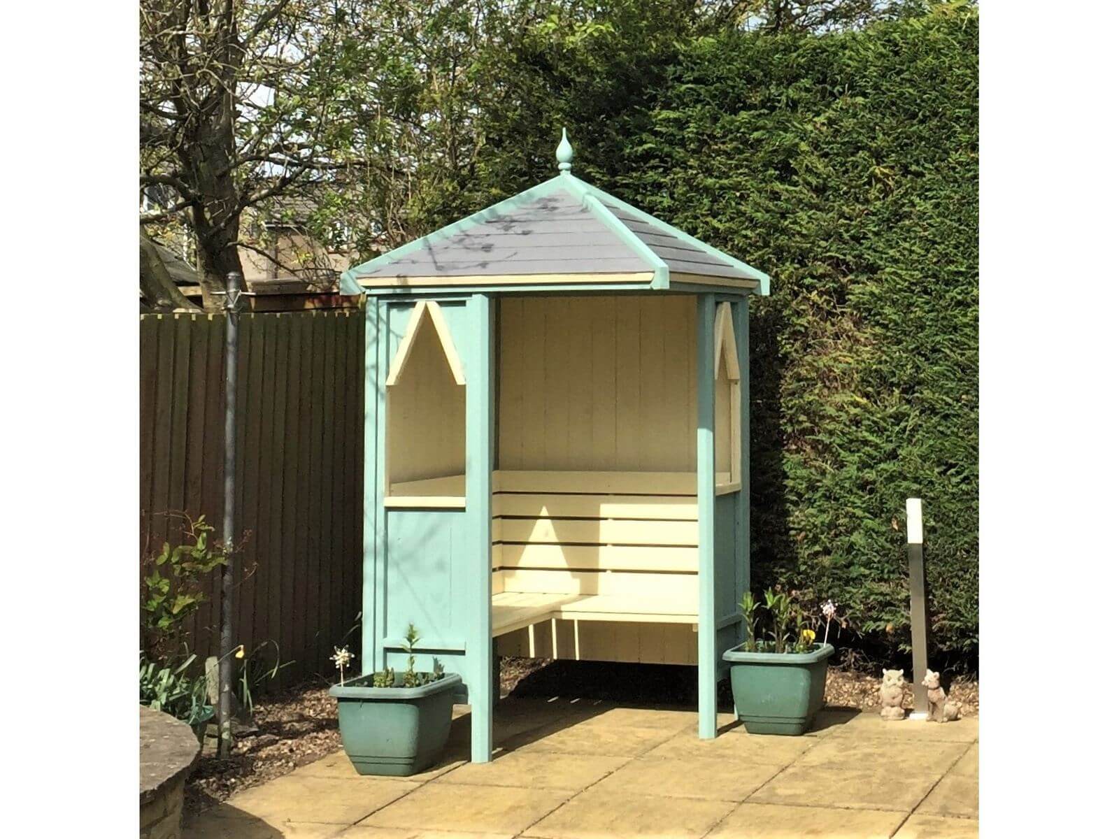 Shire Honeysuckle Corner Arbour Pressure Treated